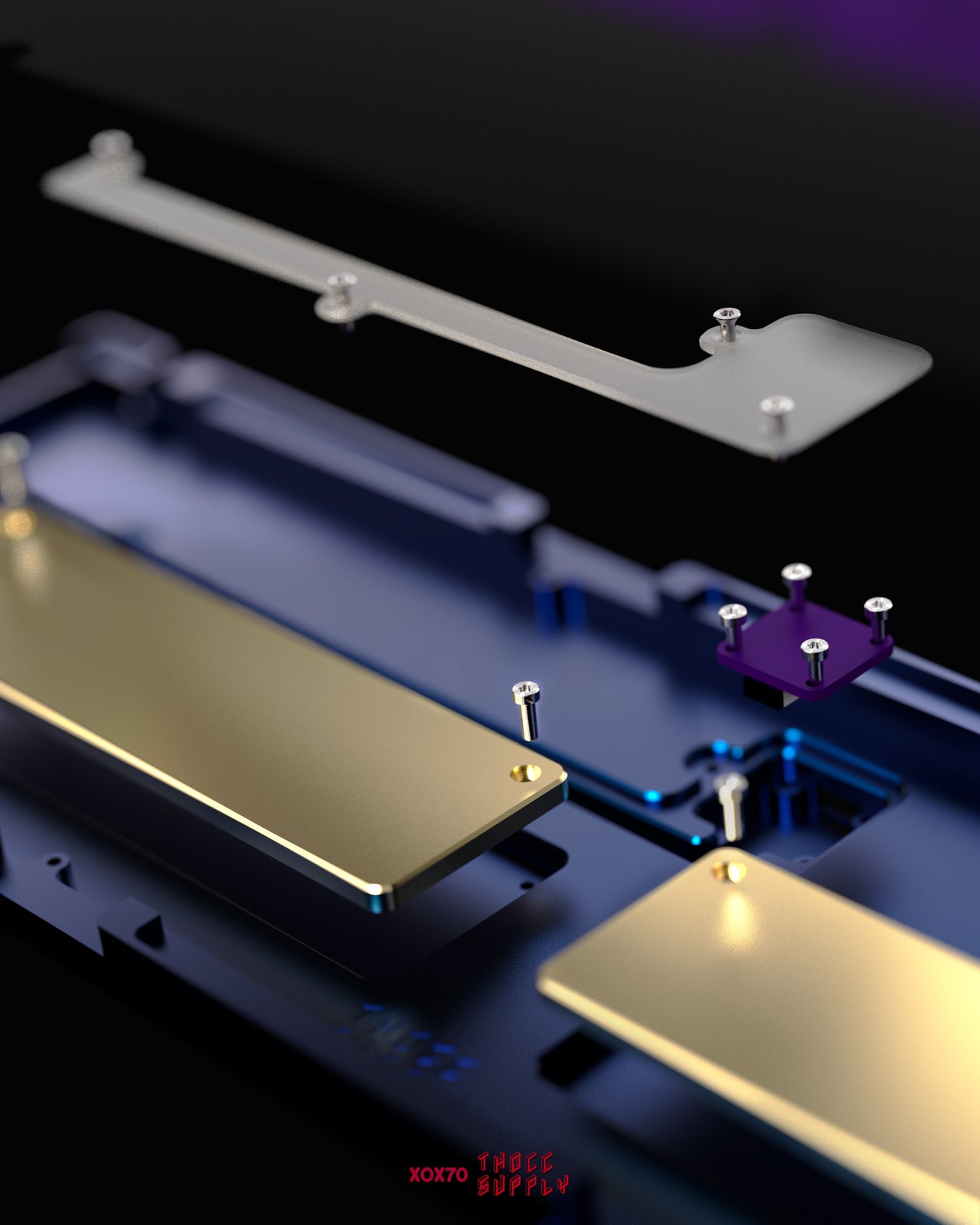 XOX70 Custom Mechanical Keyboard FRL TKL – Thocc Supply