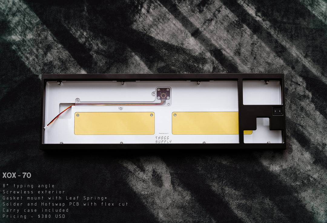 XOX70 Custom Mechanical Keyboard FRL TKL – Thocc Supply