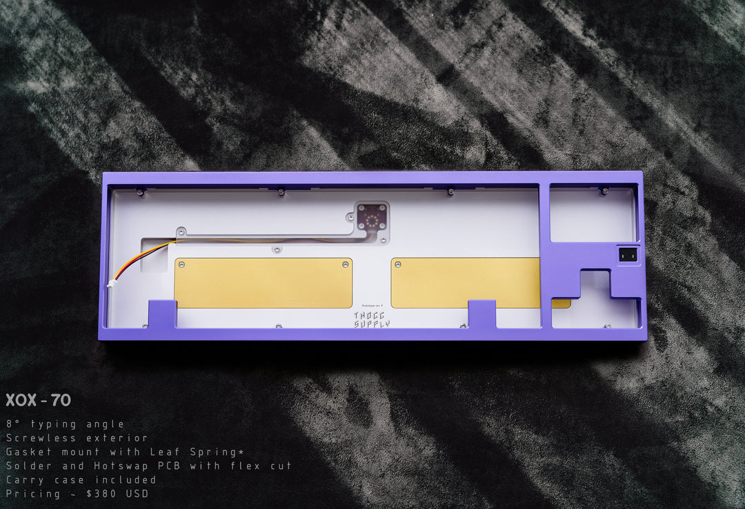 XOX70 Custom Mechanical Keyboard FRL TKL – Thocc Supply