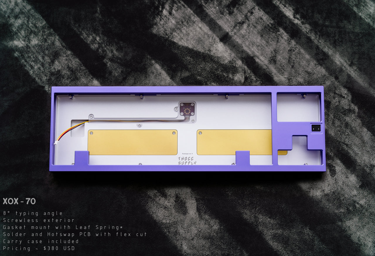 XOX70 Custom Mechanical Keyboard FRL TKL – Thocc Supply