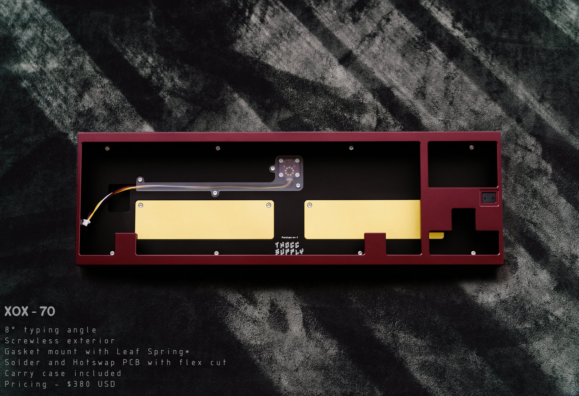 XOX70 Custom Mechanical Keyboard FRL TKL – Thocc Supply